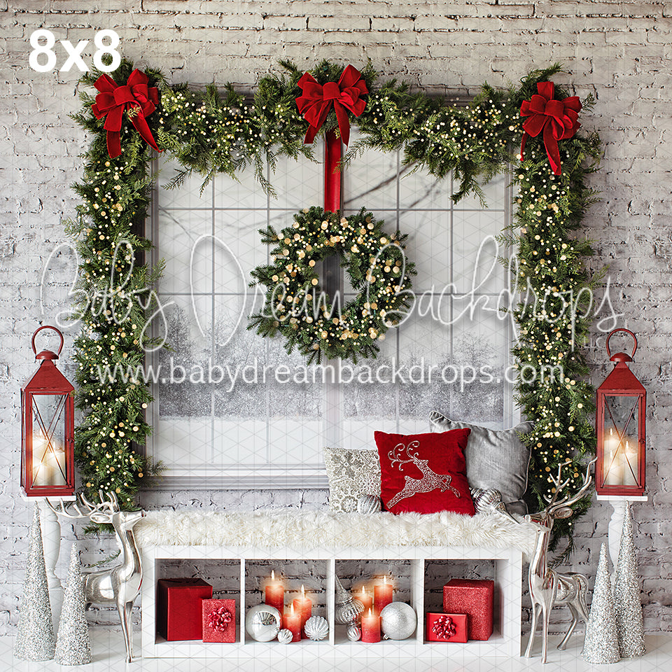 candy cane window decorations