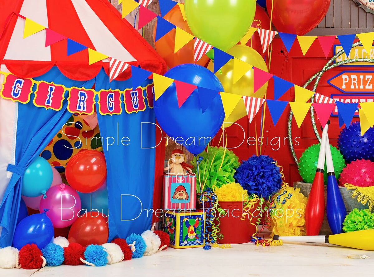 circus backdrop ideas