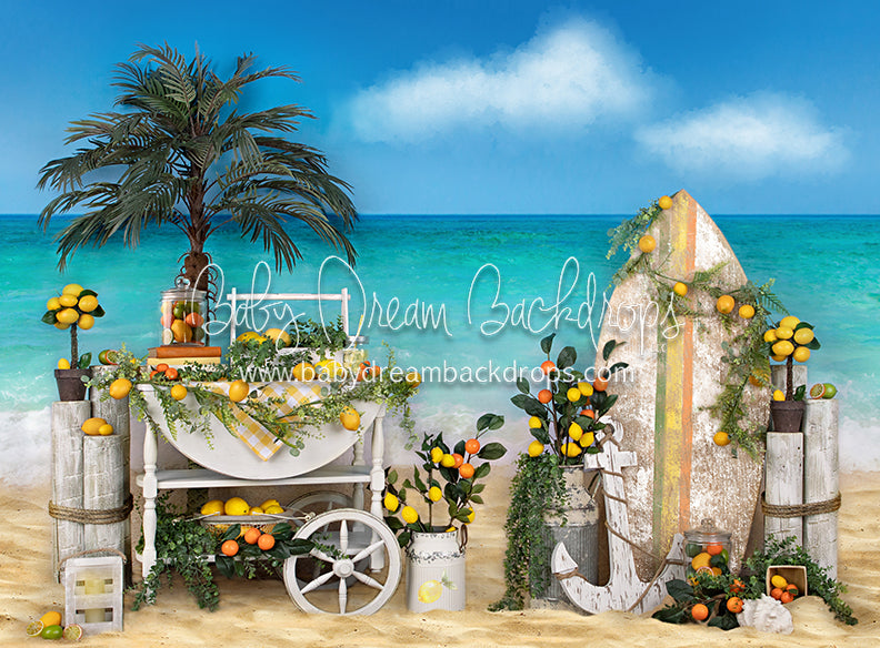 Citrus Surf — Baby Dream Backdrops