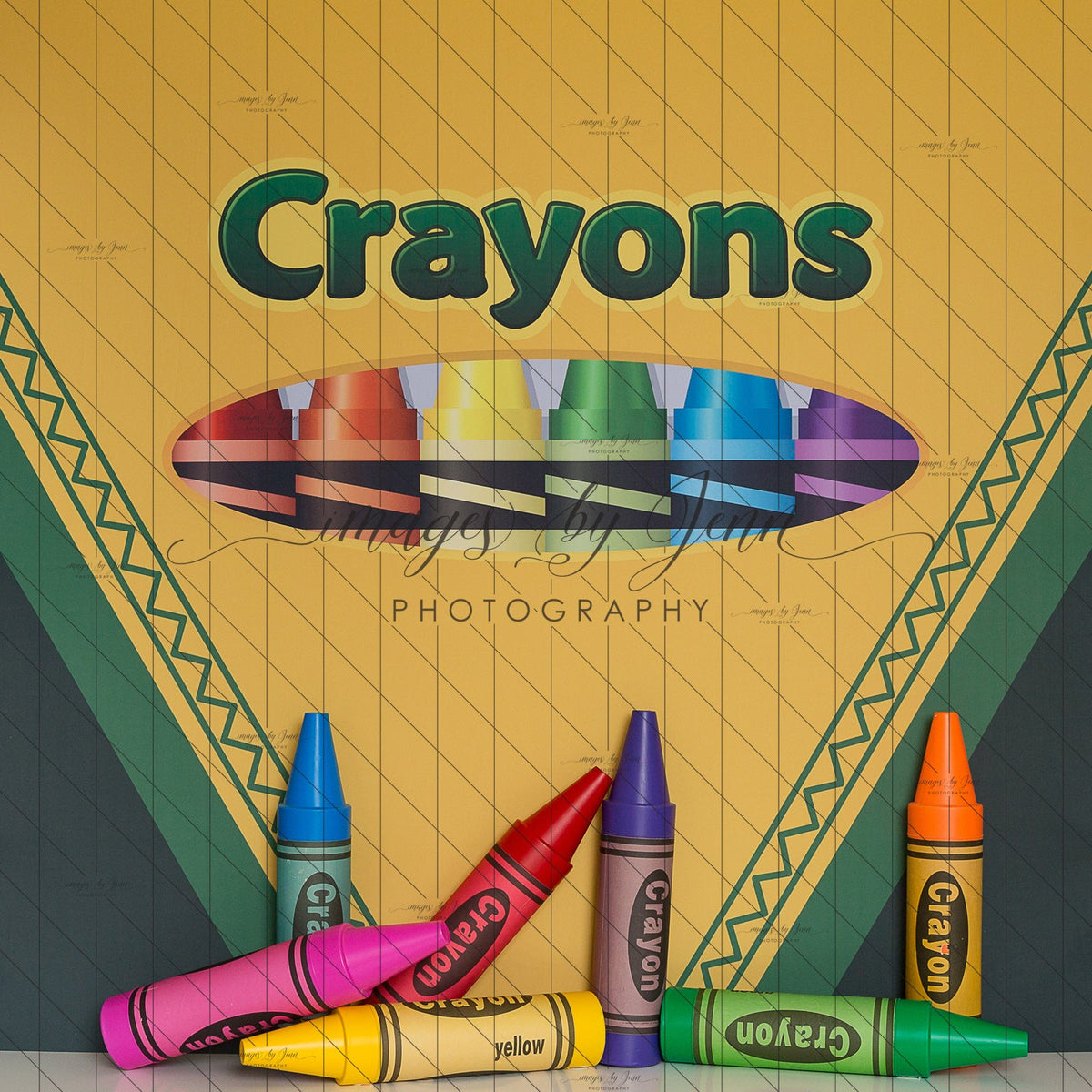 X Drop crayon box – Baby Dream Backdrops