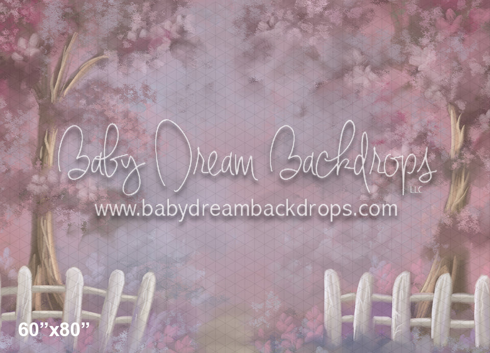 Divine Cherry Blossom Spring (BD) — Baby Dream Backdrops