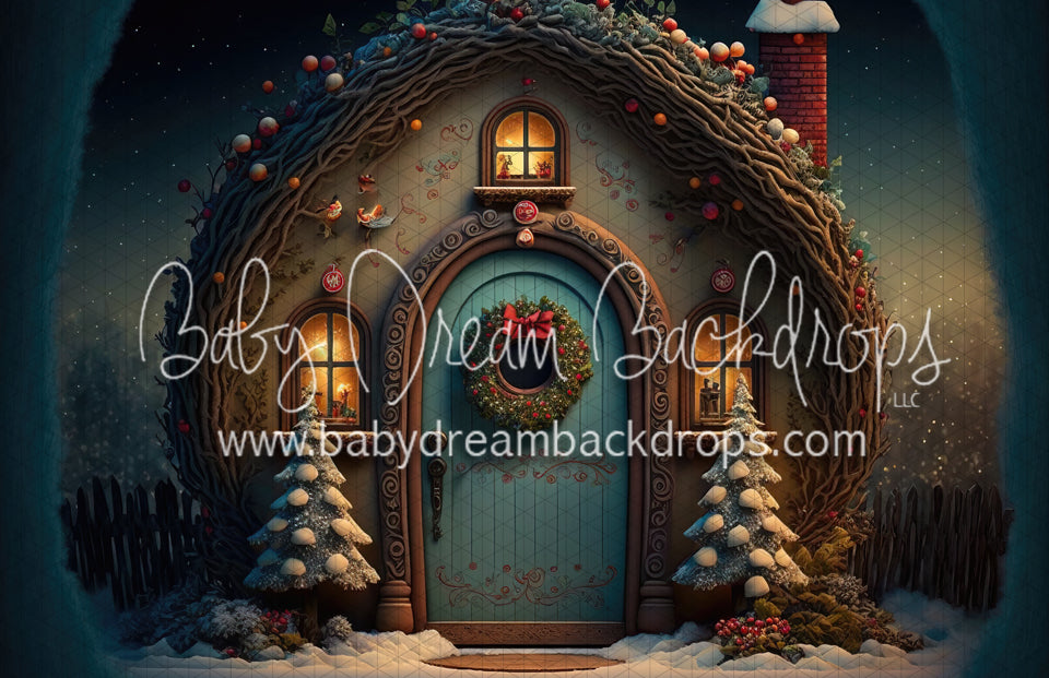 Elf Cottage Christmas (MD) – Baby Dream Backdrops