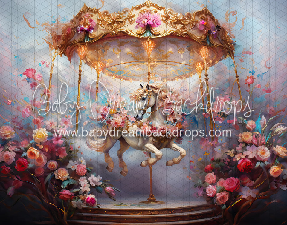 Enchanted Carousel (MD) – Baby Dream Backdrops