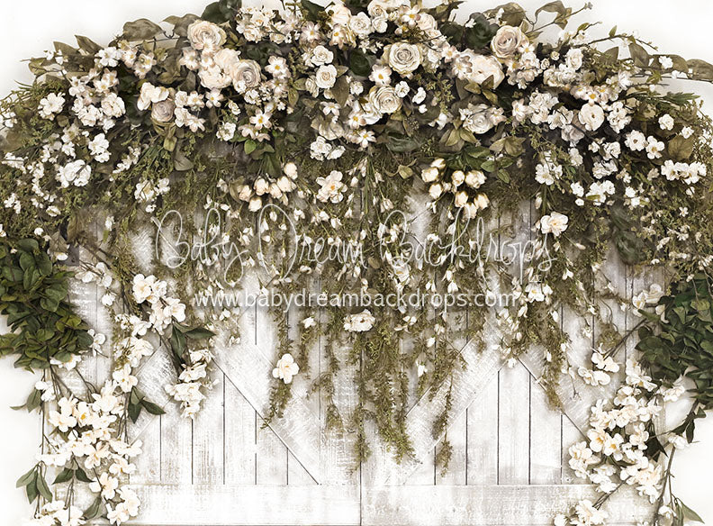 Entry into Spring White — Baby Dream Backdrops