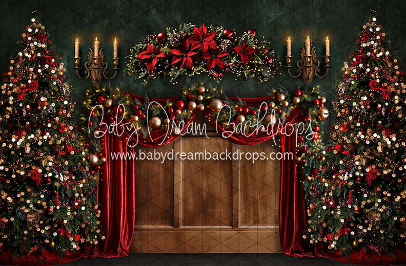 Fa La La Lavish Headboard Trees (JA) — Baby Dream Backdrops