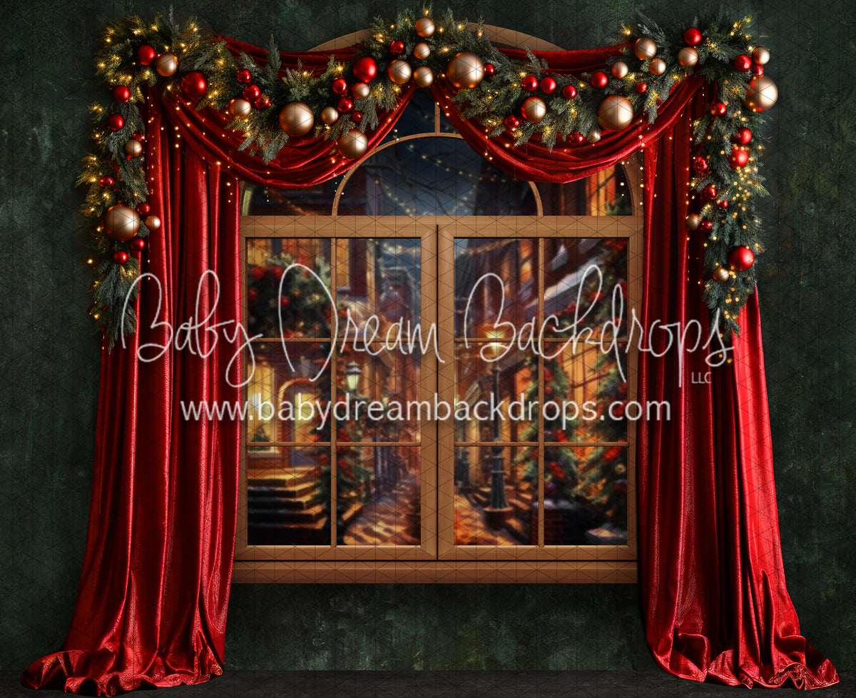 Fa La La Lavish Window City (JA) — Baby Dream Backdrops