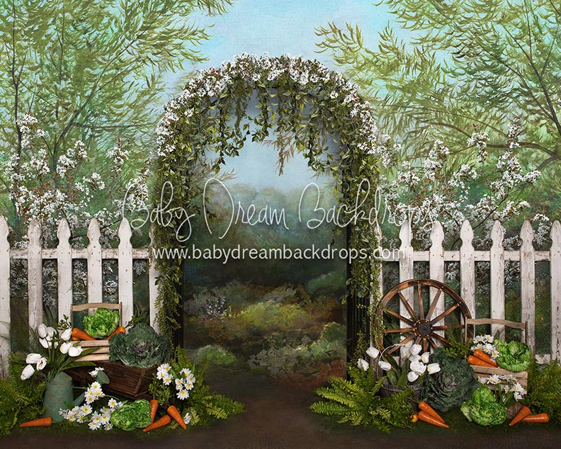 Garden Arch Welcome – Baby Dream Backdrops