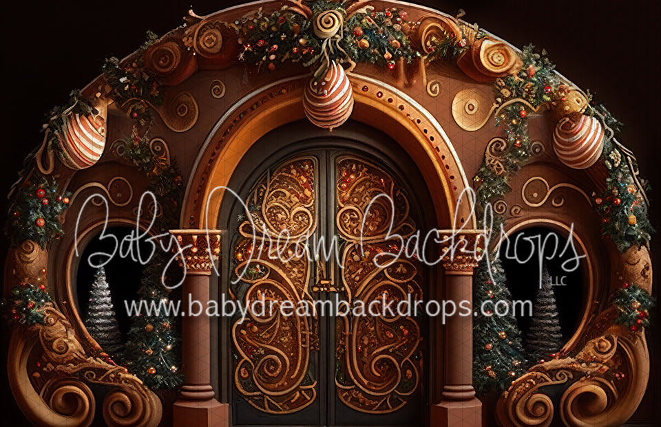 Gingerbread Doors (MD) – Baby Dream Backdrops