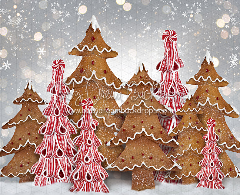 Gingerbread Forest Side — Baby Dream Backdrops