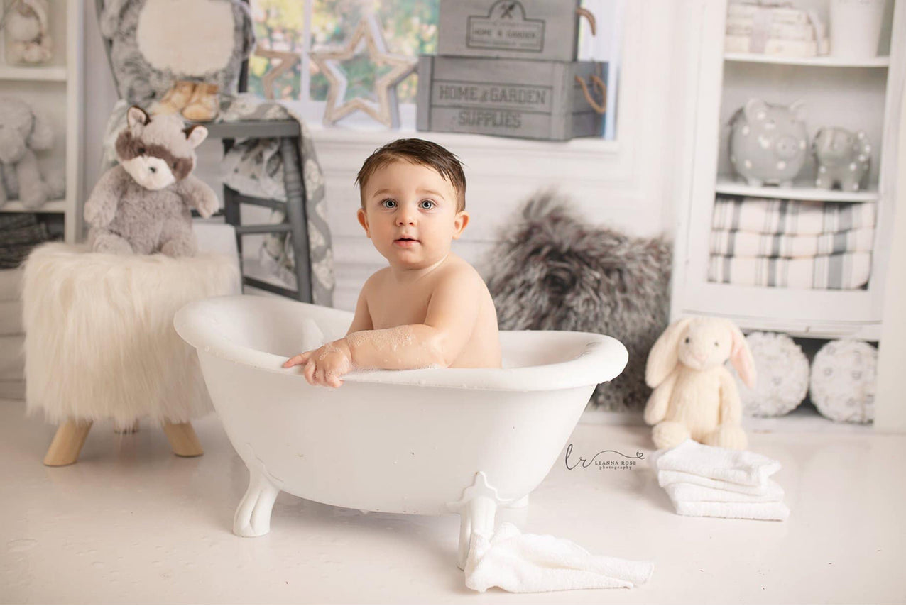 Gray Nursery — Baby Dream Backdrops