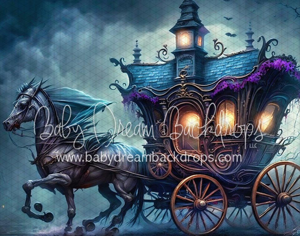 Headless Horsemen Carriage (VR) – Baby Dream Backdrops