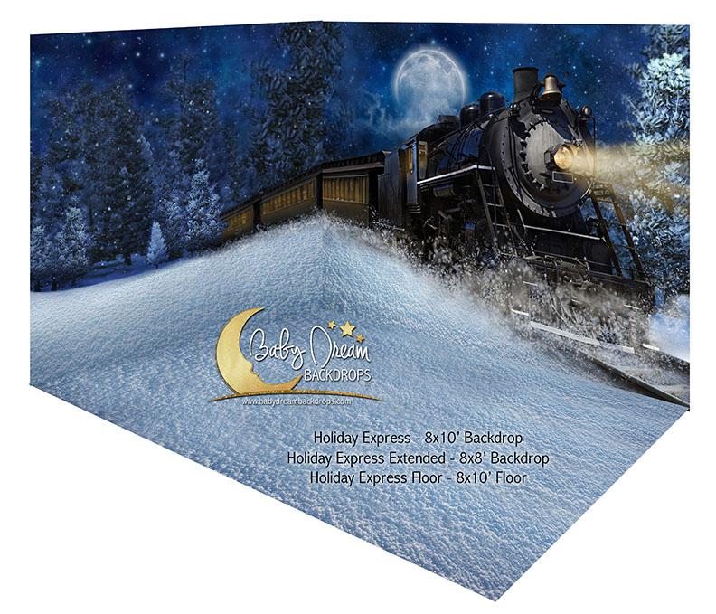 Holiday Express and Holiday Express Extended Room – Baby Dream Backdrops