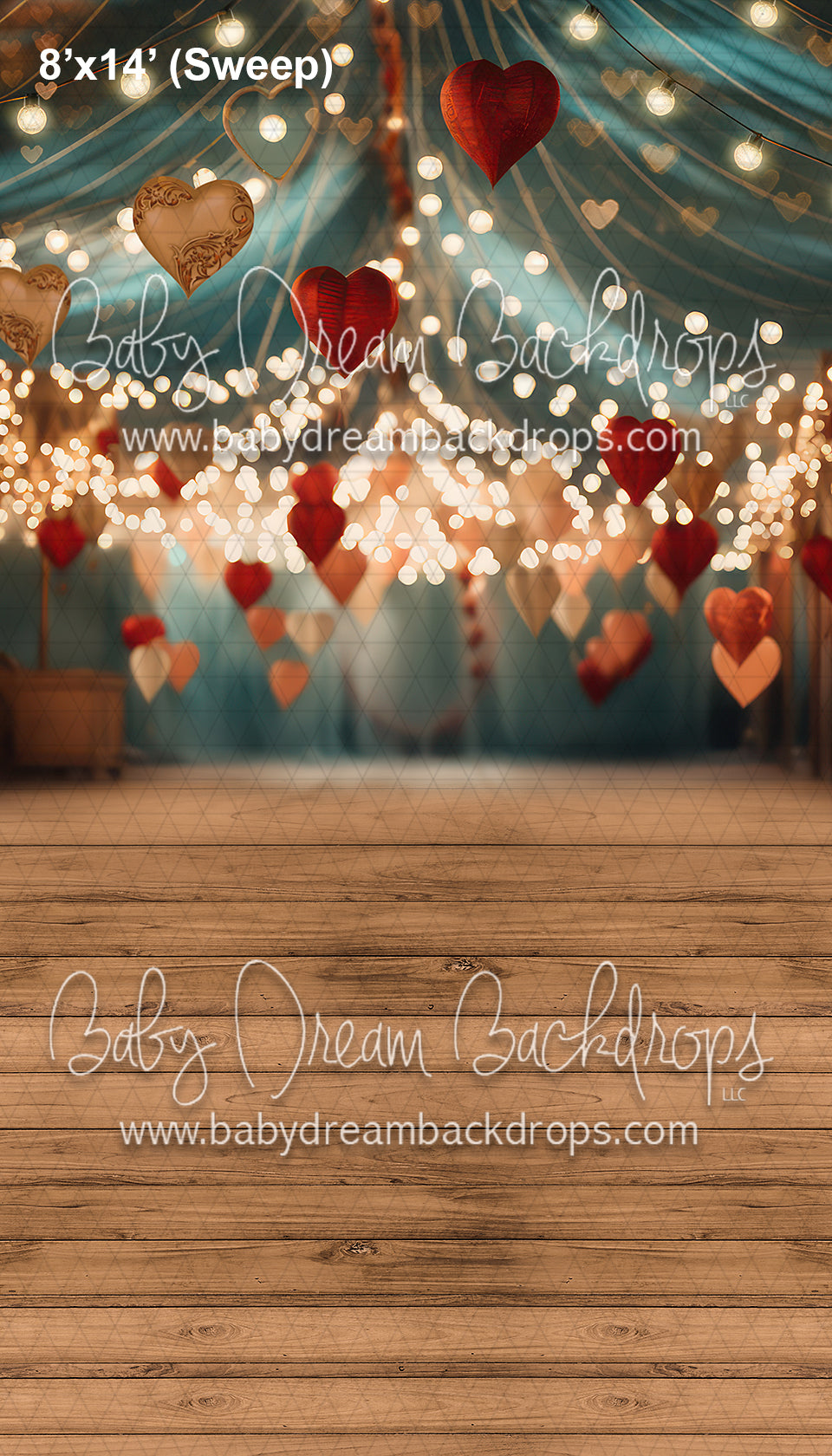Sweep Hug Me Tight at the Tent (BD) — Baby Dream Backdrops