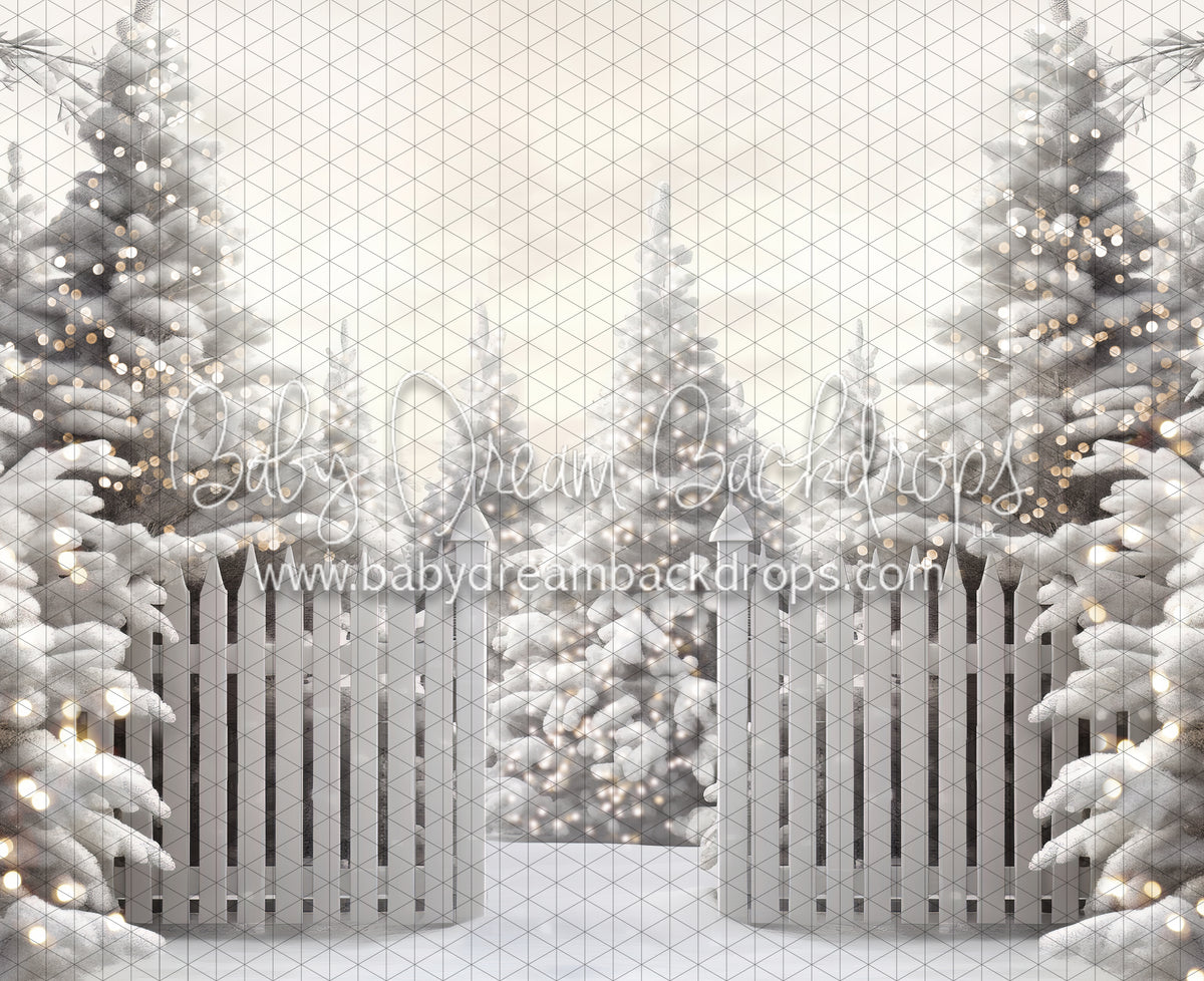 Jack Frost Forest Entry Lights (CC) — Baby Dream Backdrops