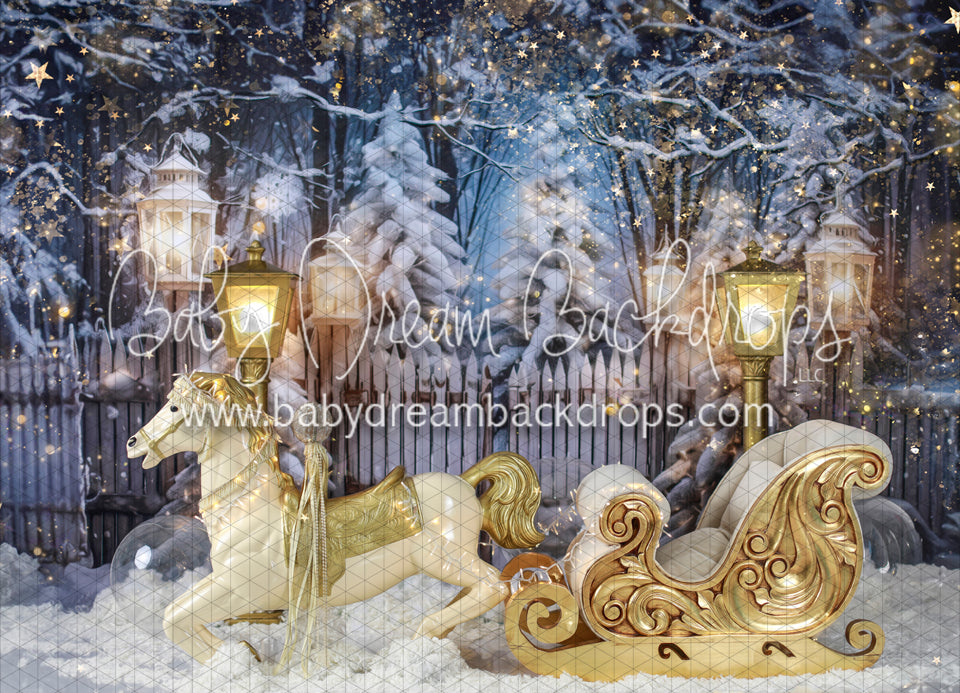 Magic Sleigh (BD) — Baby Dream Backdrops