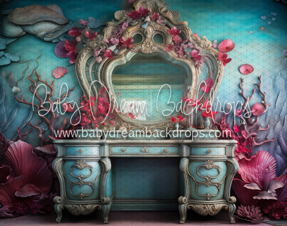 Mermaid Vanity (MD) – Baby Dream Backdrops