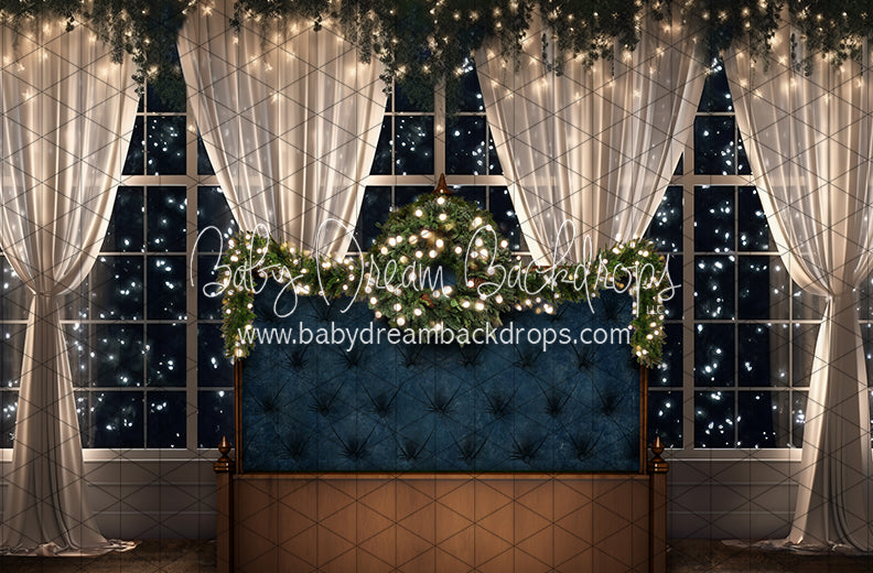 Midnight Twinkle Queen Headboard (JA) – Baby Dream Backdrops
