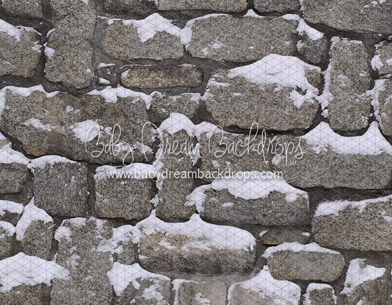 North Pole Stones Floor (CC) — Baby Dream Backdrops