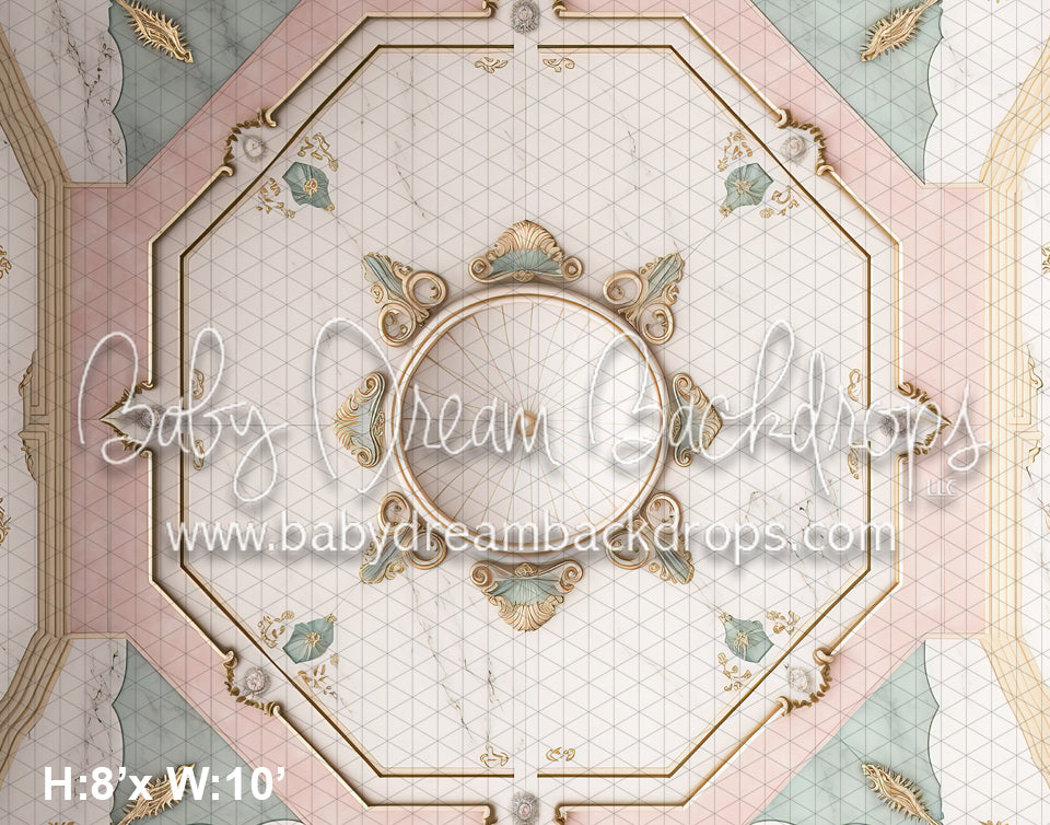 Ocean Pastel Ballroom Floor Fabric Drop (MD) – Baby Dream Backdrops