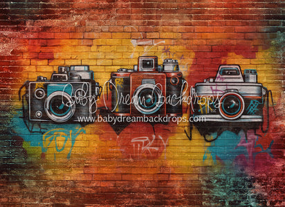 Old Time Camera Brick (JA) — Baby Dream Backdrops