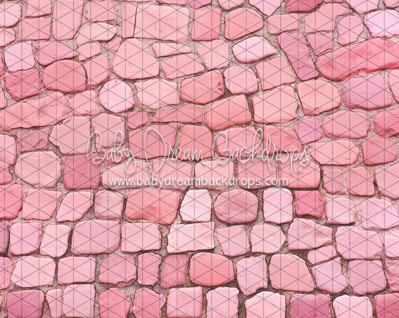 Pink Cobblestone Floor (JA) – Baby Dream Backdrops