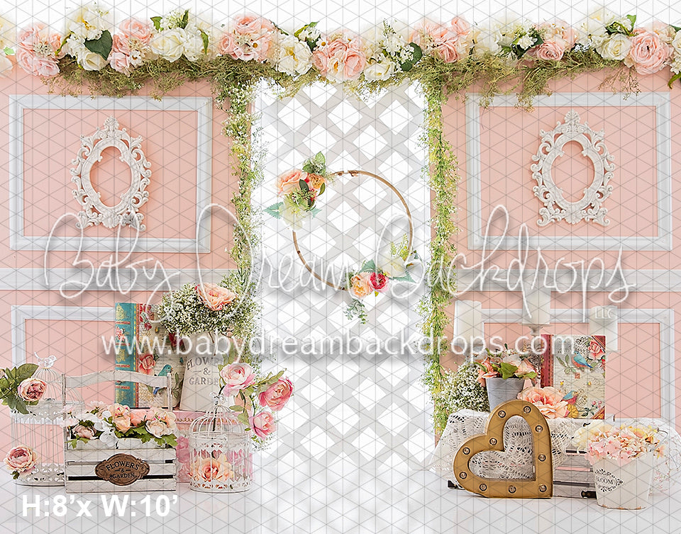 RTS 6x8 Matte Fleece Pink Bloom (MM) – Baby Dream Backdrops