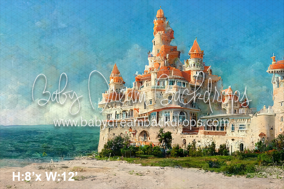 Prince Seaside Castle (SM) – Baby Dream Backdrops