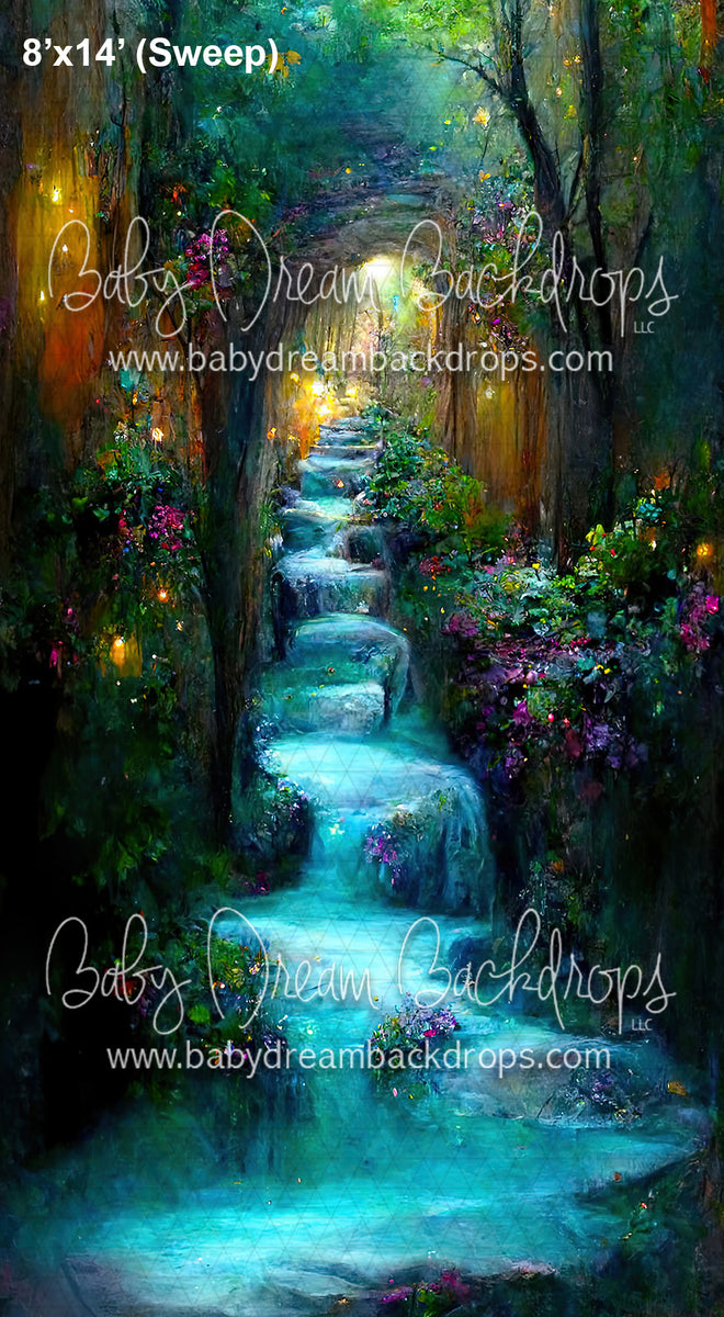 X Drop Sweeps princess waterfall sm – Baby Dream Backdrops