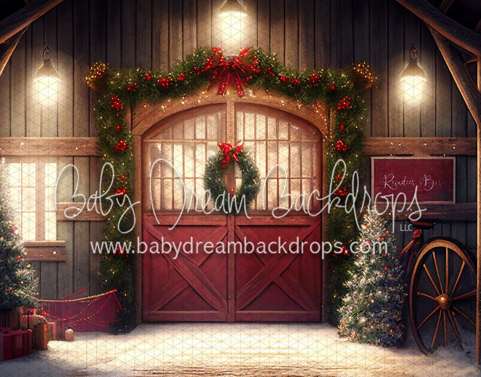 Reindeer Barn (MD) — Baby Dream Backdrops