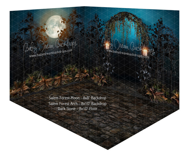 Salem Forest Moon and Salem Forest Arch Room – Baby Dream Backdrops