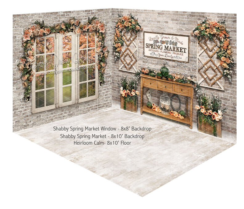 Shabby Spring Market Window and Shabby Spring Market Room – Baby Dream ...