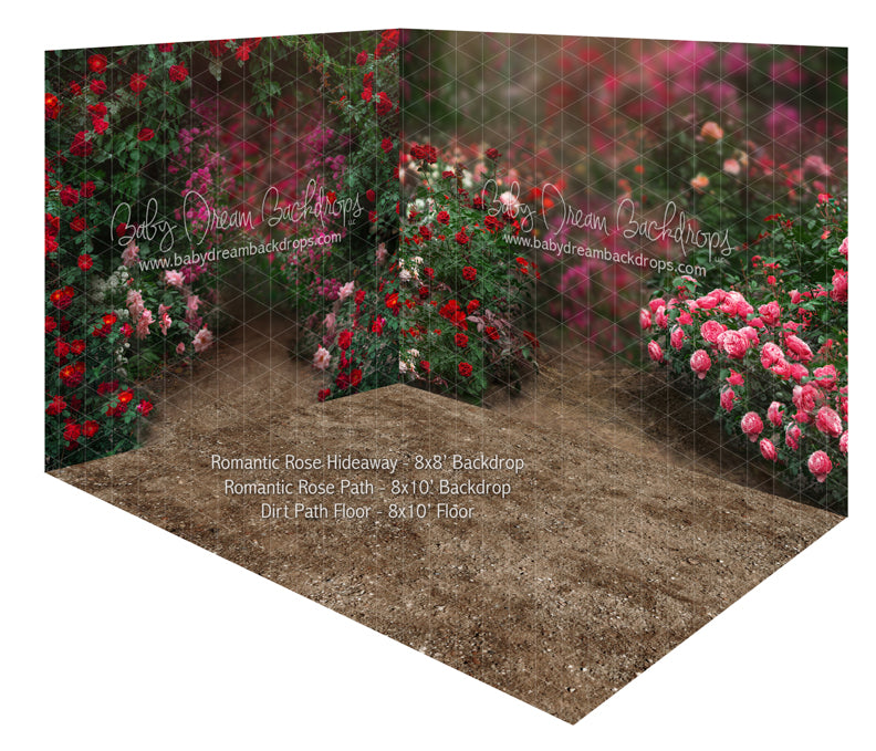 Romantic Rose Hideaway Room – Baby Dream Backdrops