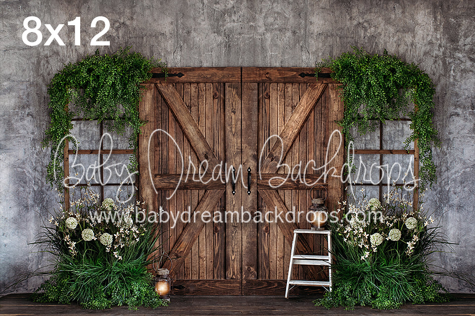 Rustic Spring Entry – Baby Dream Backdrops