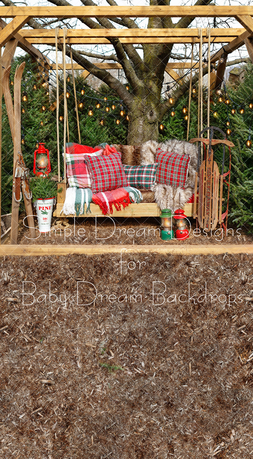 X Drop Sweep grandpas christmas swing – Baby Dream Backdrops