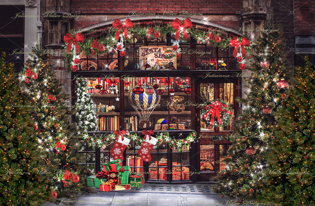 Santa Shop – Baby Dream Backdrops