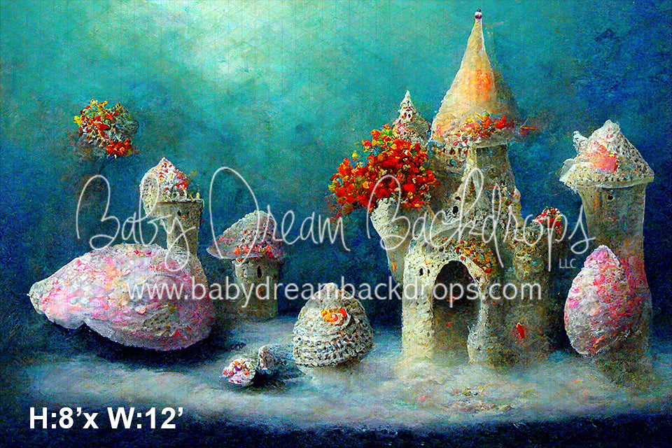 Sea Shell Castle (SM) – Baby Dream Backdrops