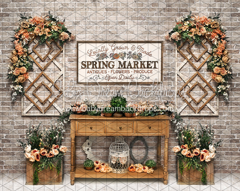 Shabby Spring Market (JA) – Baby Dream Backdrops