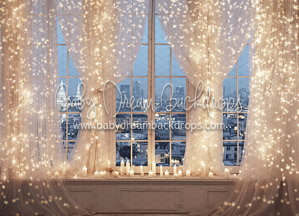 Shimmering Princess City View (BD) — Baby Dream Backdrops