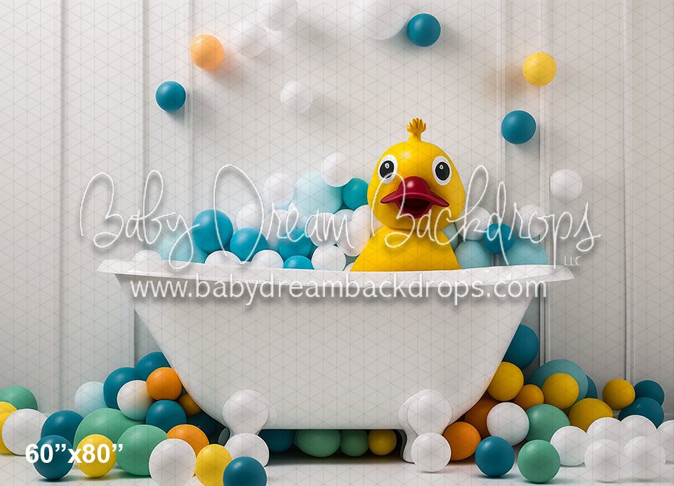 Splish Splash Ducky Bath (AZ) — Baby Dream Backdrops