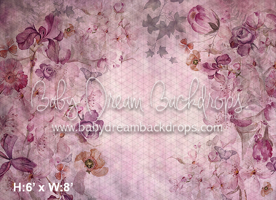 Spring Fling Lavender — Baby Dream Backdrops