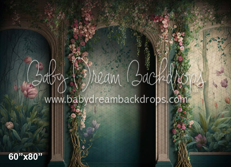 Spring Shadows Painted Wall (MD) — Baby Dream Backdrops