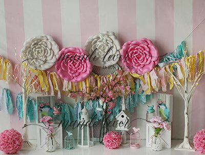 Spring Birdy Party – Baby Dream Backdrops