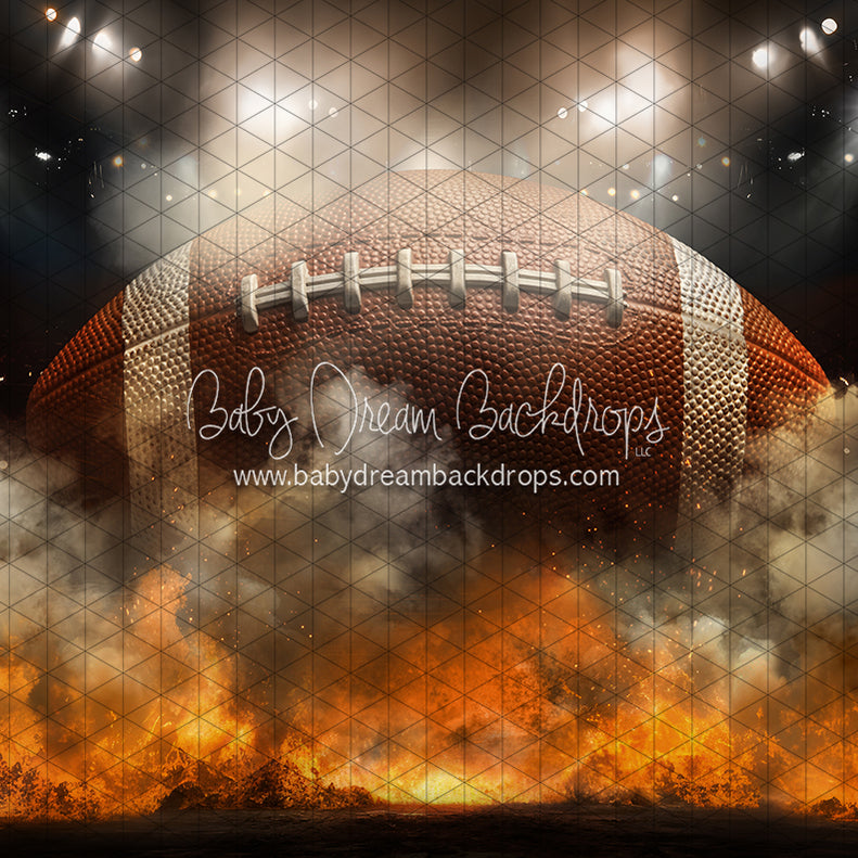 Stadium Sizzle Football (CC) — Baby Dream Backdrops