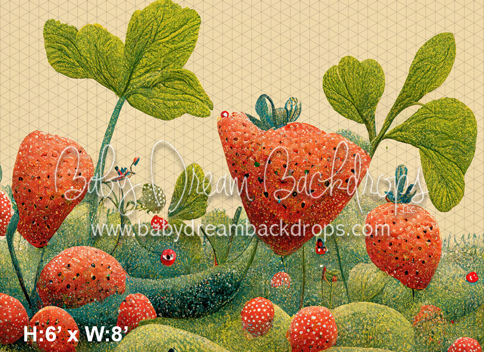 Strawberry Patch (MD) – Baby Dream Backdrops
