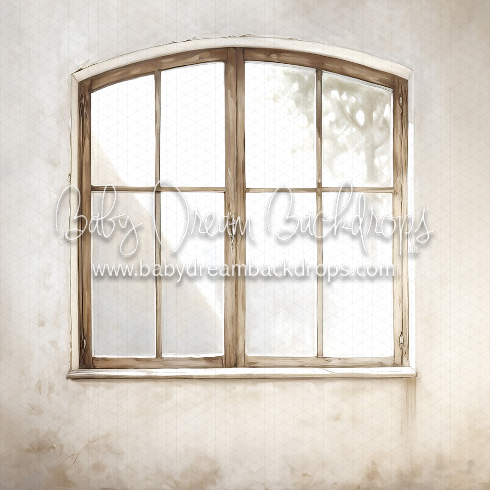 Textured Arch Window 1 Flipped (MD) — Baby Dream Backdrops