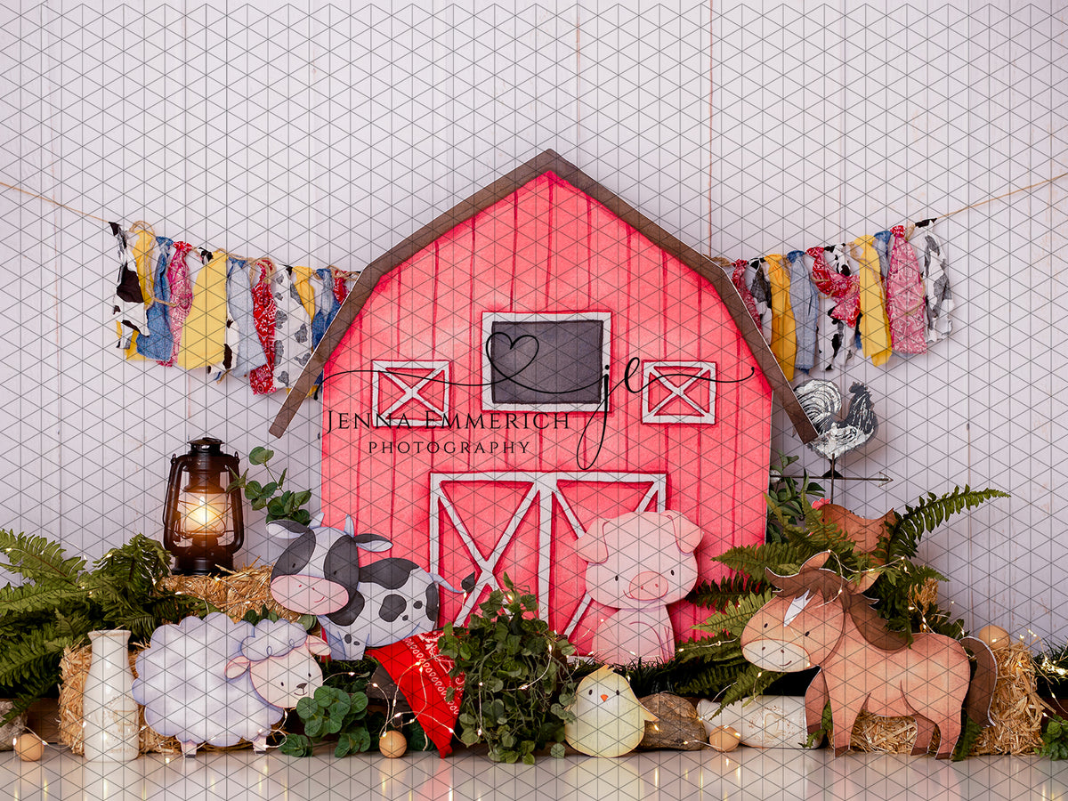 The Red Barn (JE) – Baby Dream Backdrops