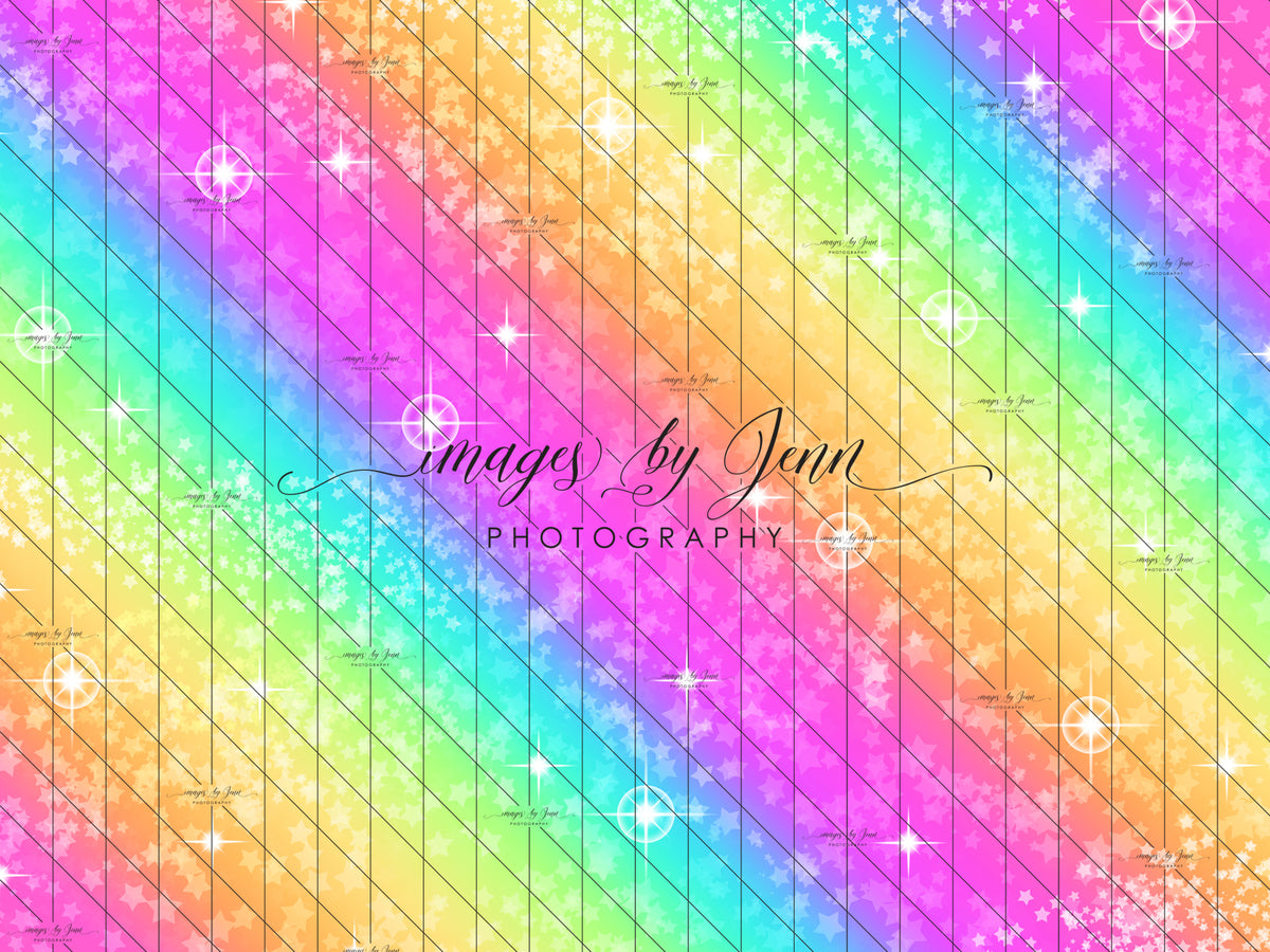 Tiny Rainbow Sparkle (JG) — Baby Dream Backdrops