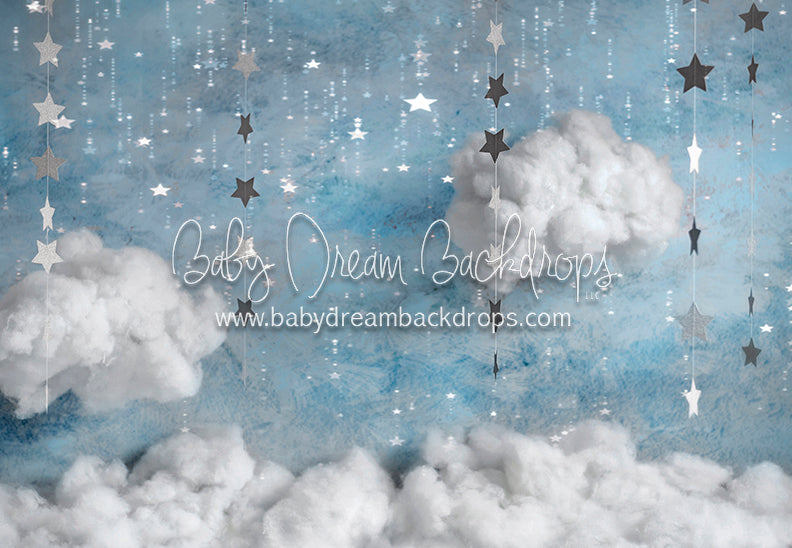 Twinkle Sky Blue – Baby Dream Backdrops