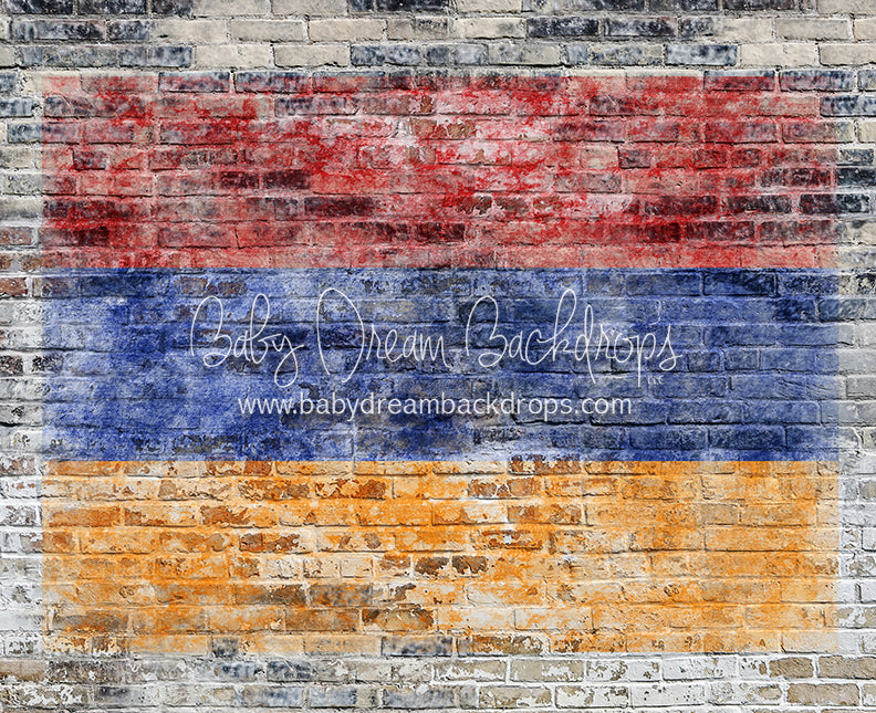 Urban Flag Armenia — Baby Dream Backdrops
