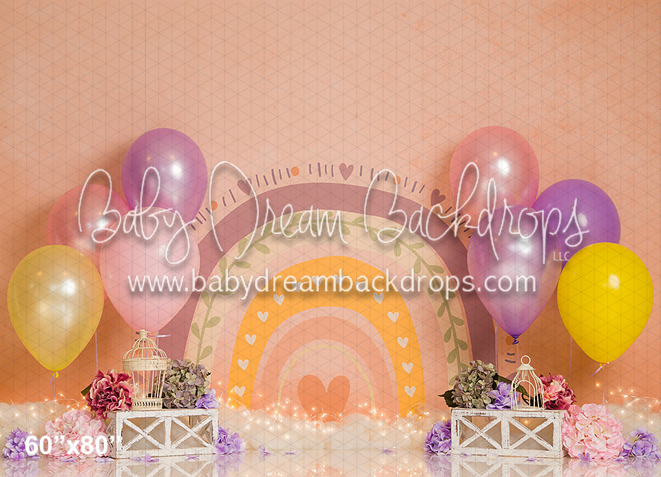 Vintage Rainbow (BD) — Baby Dream Backdrops